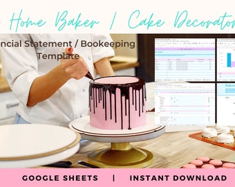 Baker Template - Etsy