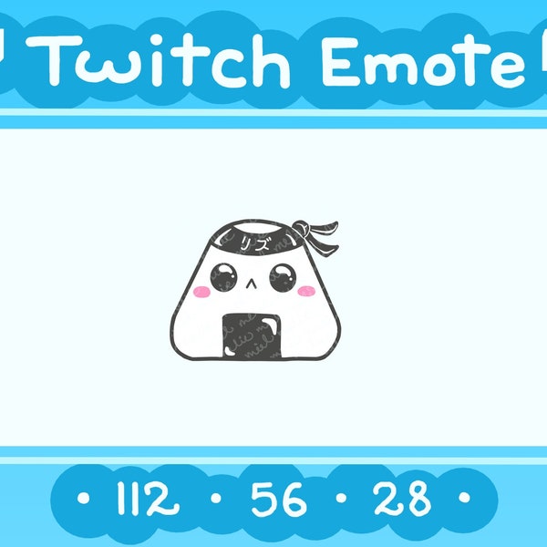Twitch Onigiri Emotes - Etsy