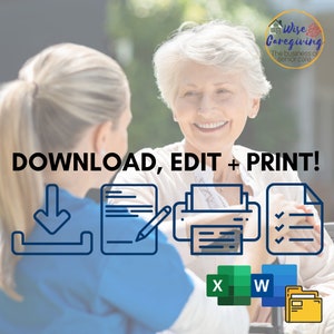 Caregiver Interview Questionnaire: Home Care Screening Form (printable ...