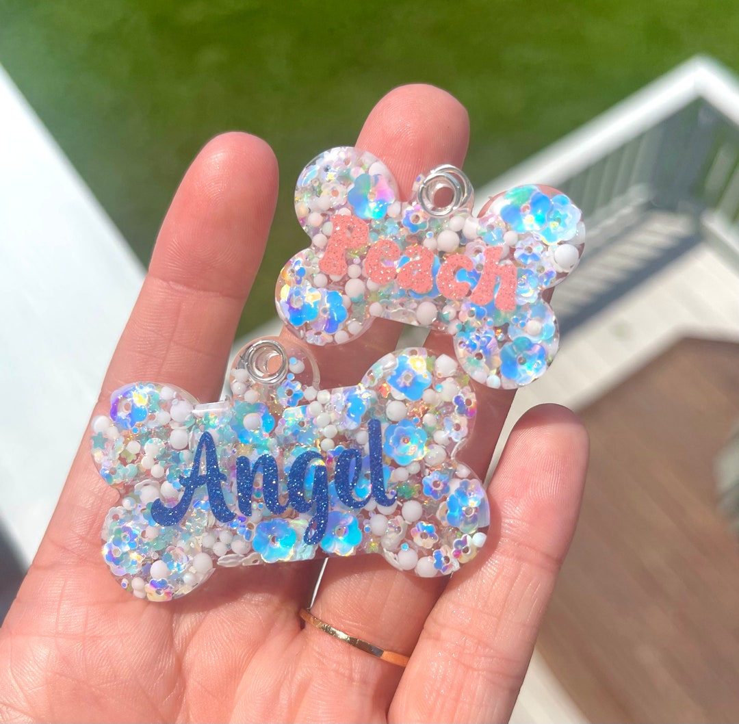 Pearly Pet Tag - Etsy