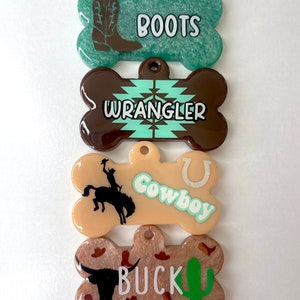 Western Pet Tags - Etsy