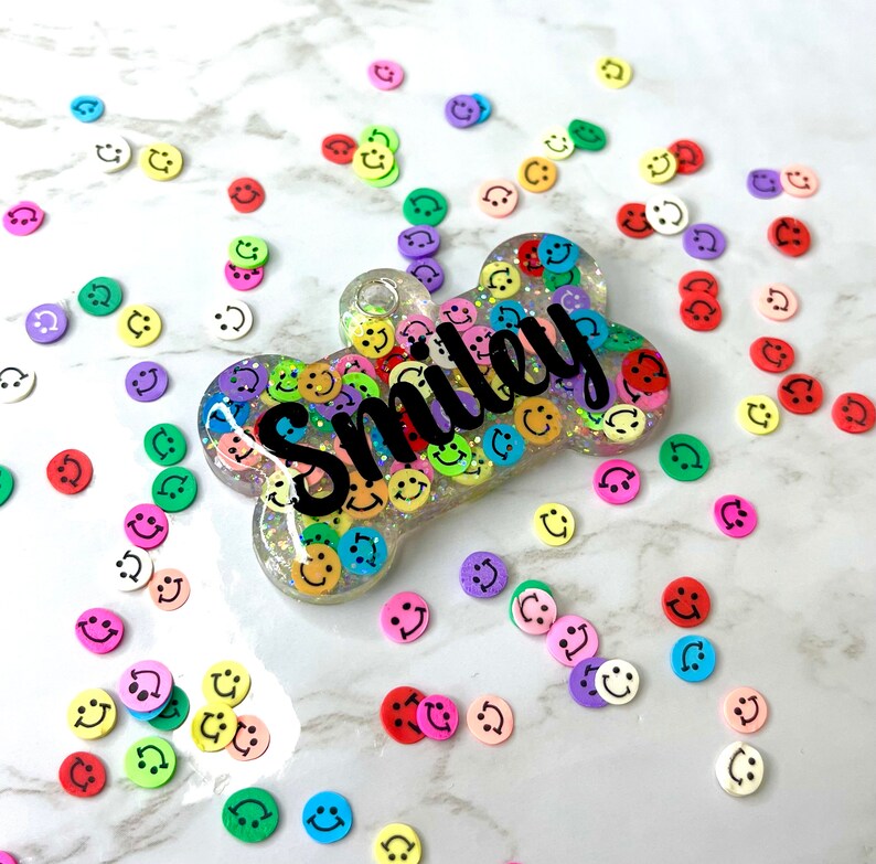 Smiley Pet Tags - Etsy
