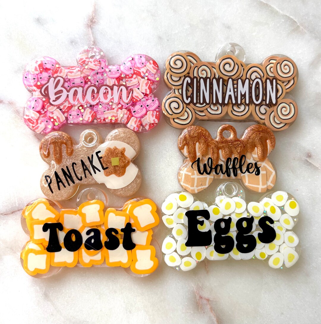 Breakfast Pet Tags - Etsy