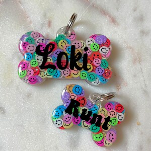 Smiley Pet Tags - Etsy