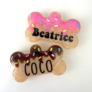 Ice Cream Pet Tag - Etsy