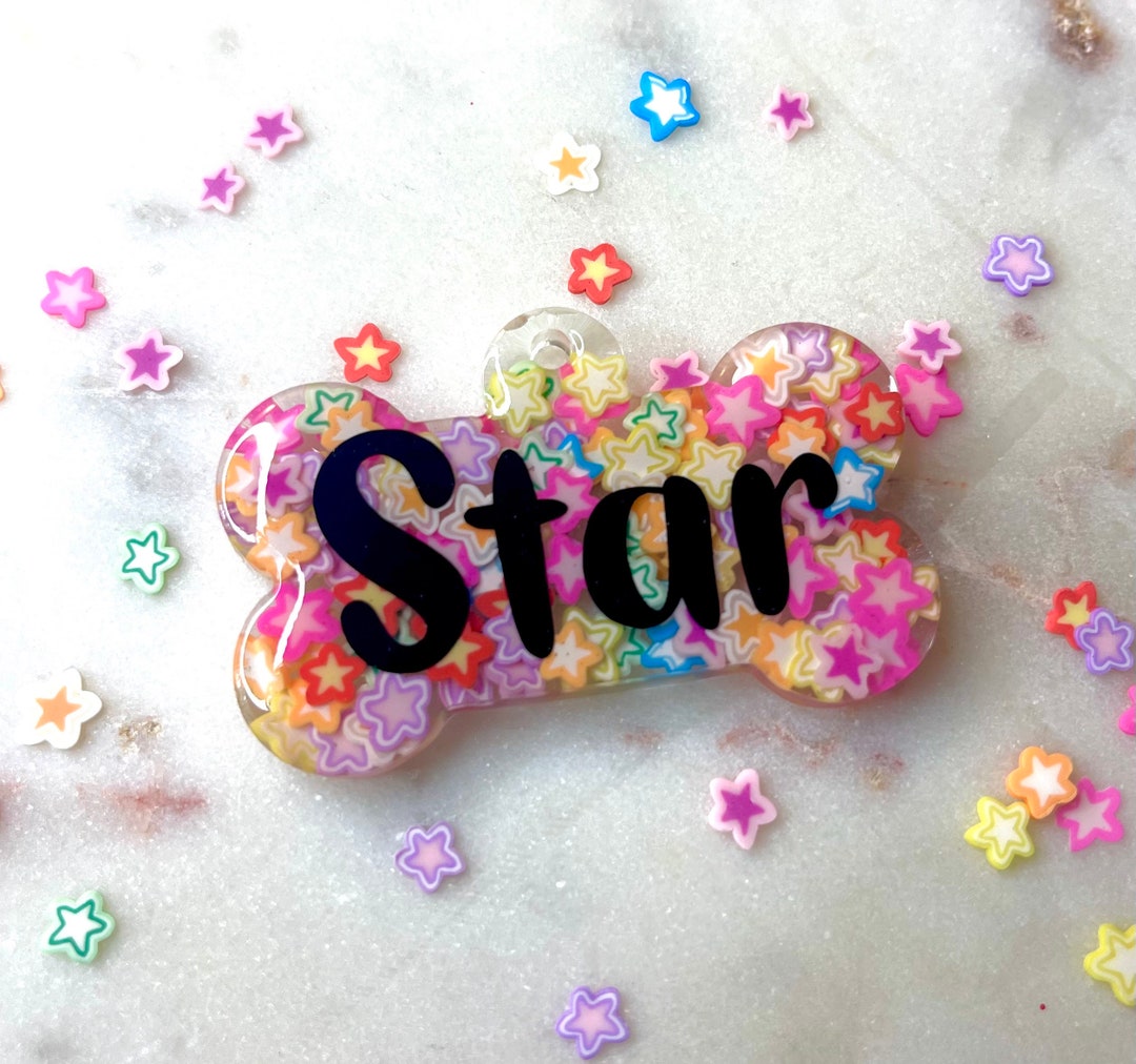Star Burst Pet Tag - Etsy