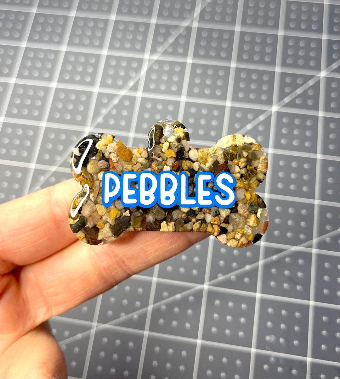 Pebbles Pet Tag - Etsy