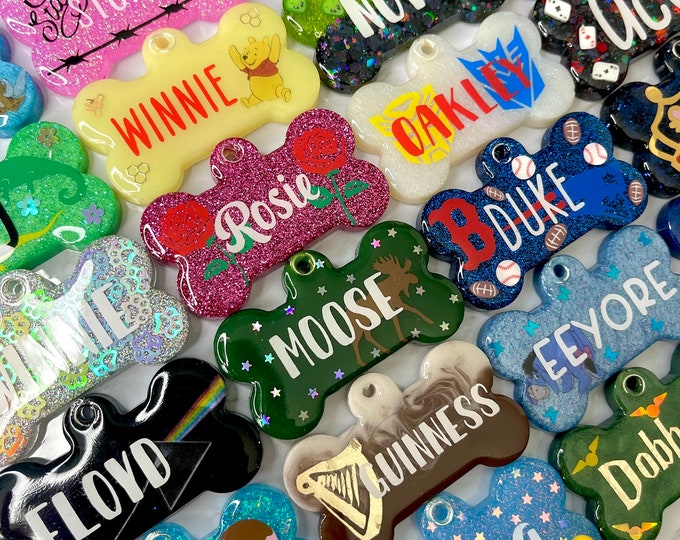 Design Your Own Custom Pet Tag Personalized Pet ID Tag Handmade Gift ...
