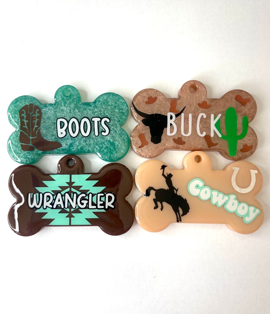 Western Pet Tags - Etsy