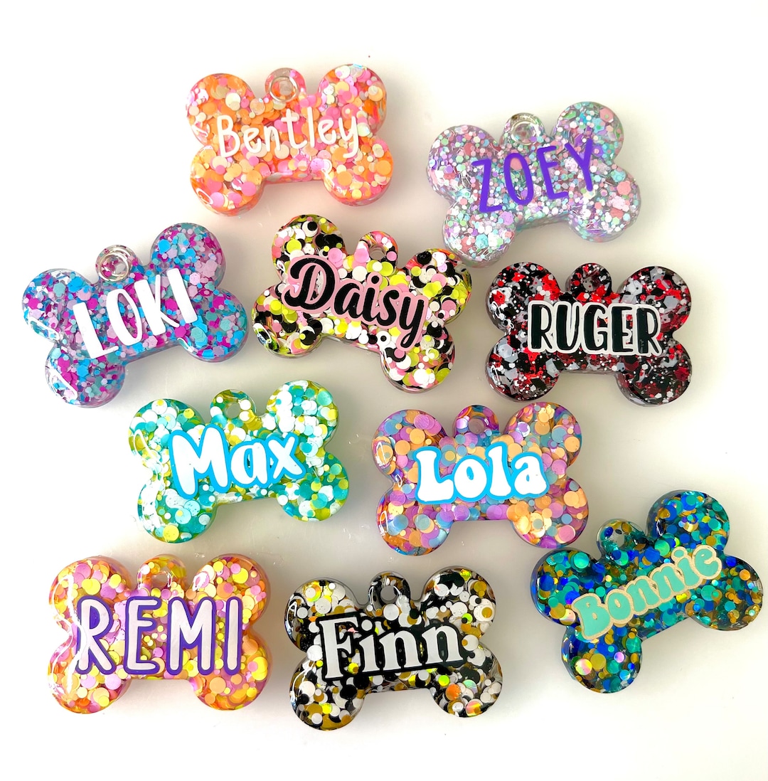 Dotty Pet Tags - Etsy