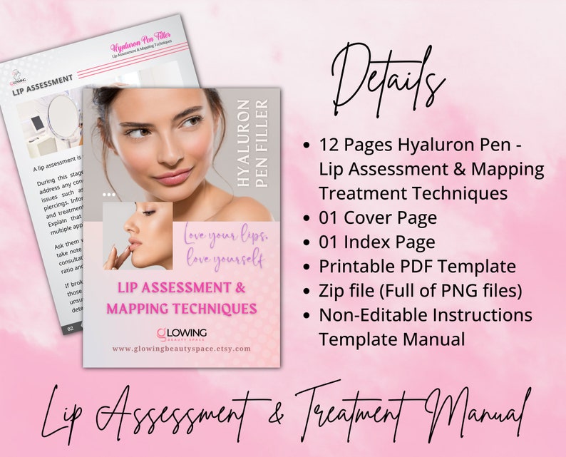 Lip Mapping, Hyaluron Pen Lip Mapping Techniques, Lip Filler Mapping ...