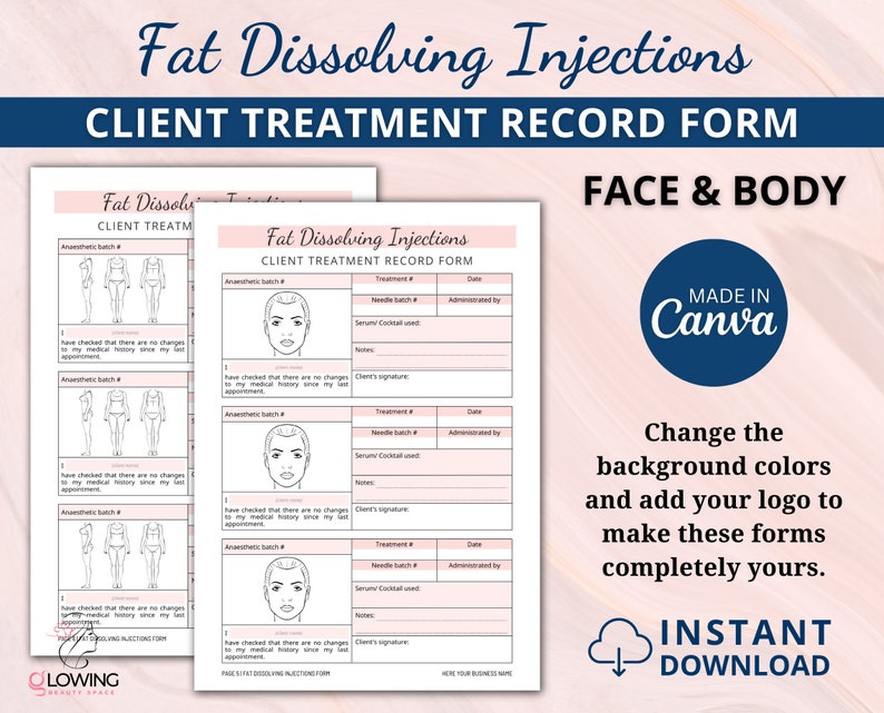 Fat Dissolving Consent Form, Fat Dissolving Forms, Fat Dissolve ...