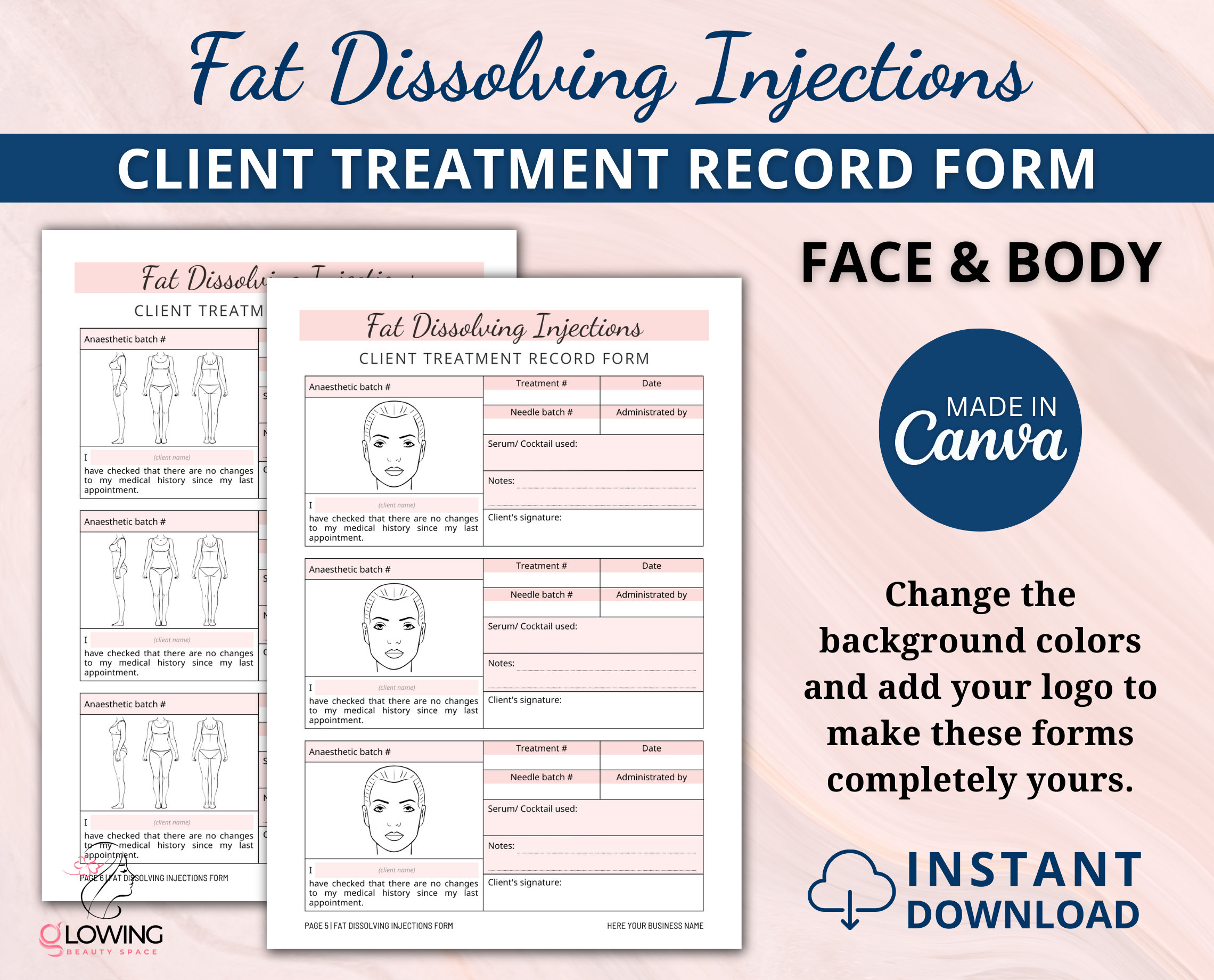 Fat Dissolving Consent Form, Fat Dissolving Forms, Fat Dissolve ...