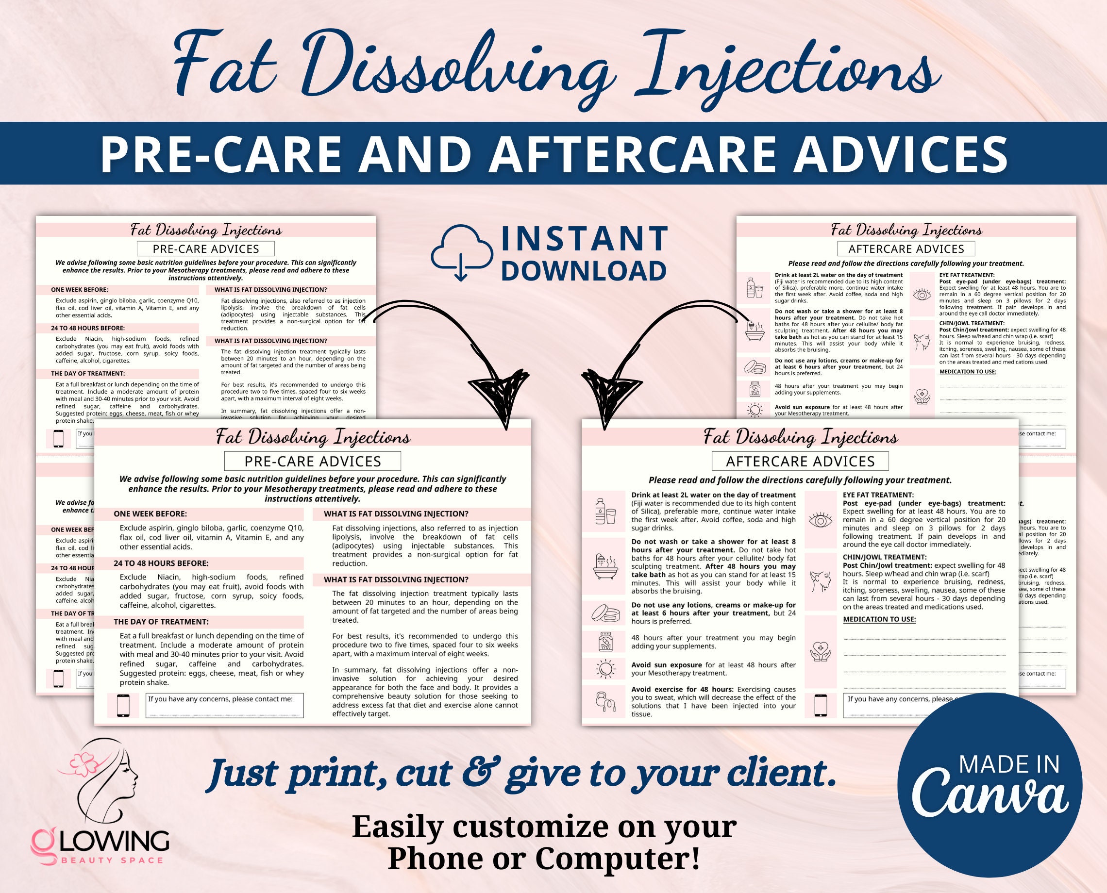 Fat Dissolving Consent Form, Fat Dissolving Forms, Fat Dissolve ...