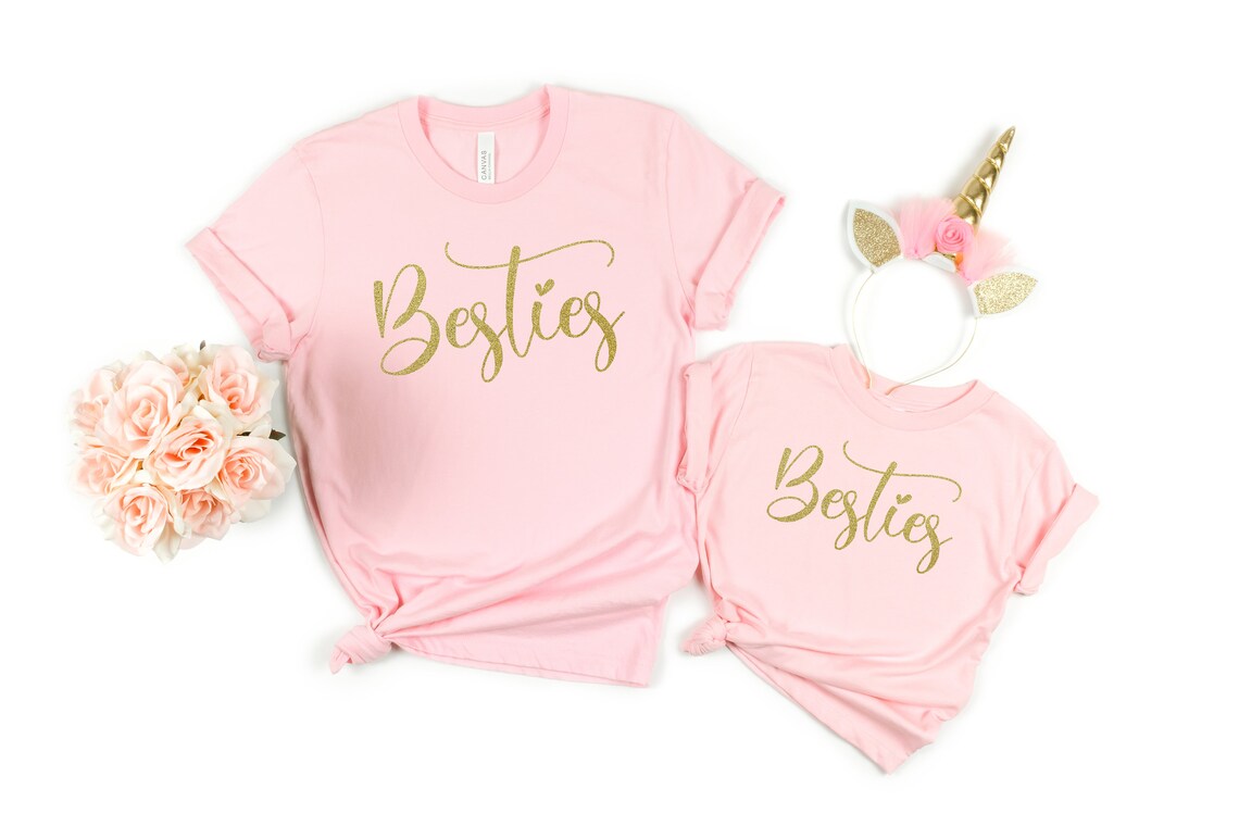 Besties Cute Cursive SVG PNG JPG Instant Zip File | Etsy