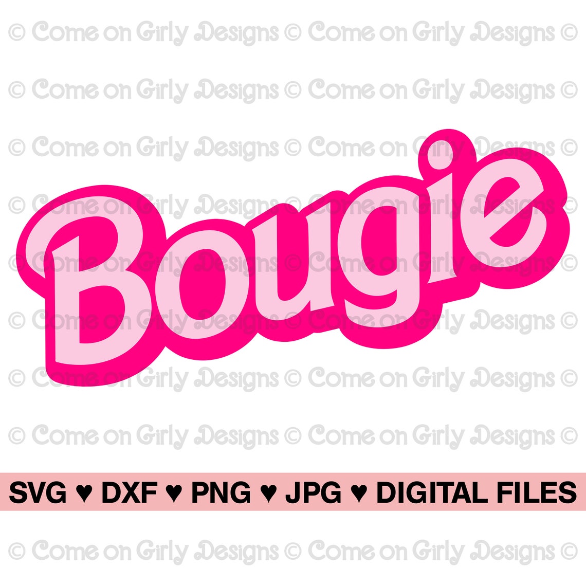 Pink Bougie SVG DXF PNG Jpeg instant Zip File Download | Etsy