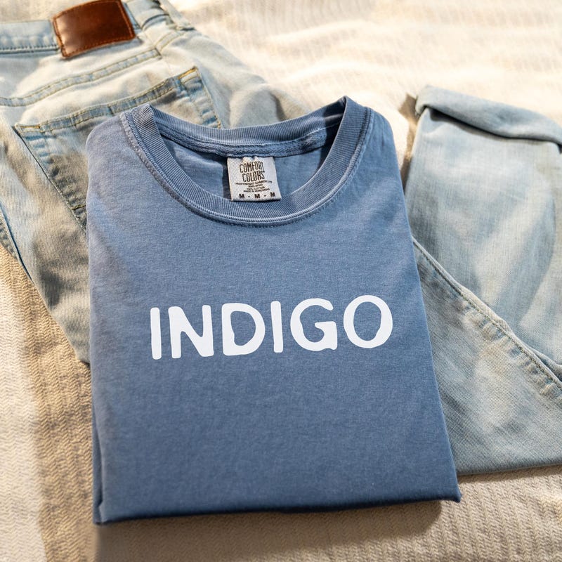 Indigo Shirt - Etsy