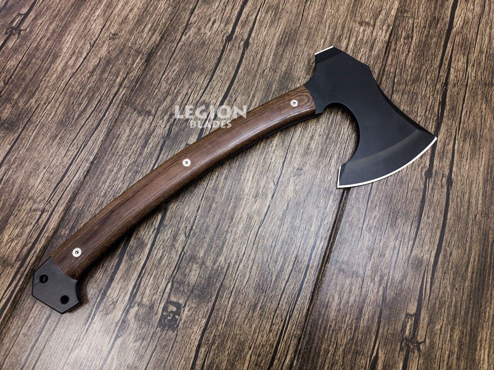 Tactical Tomahawk Handmade Battle Axe, Camping Outdoor Hunting Survival ...
