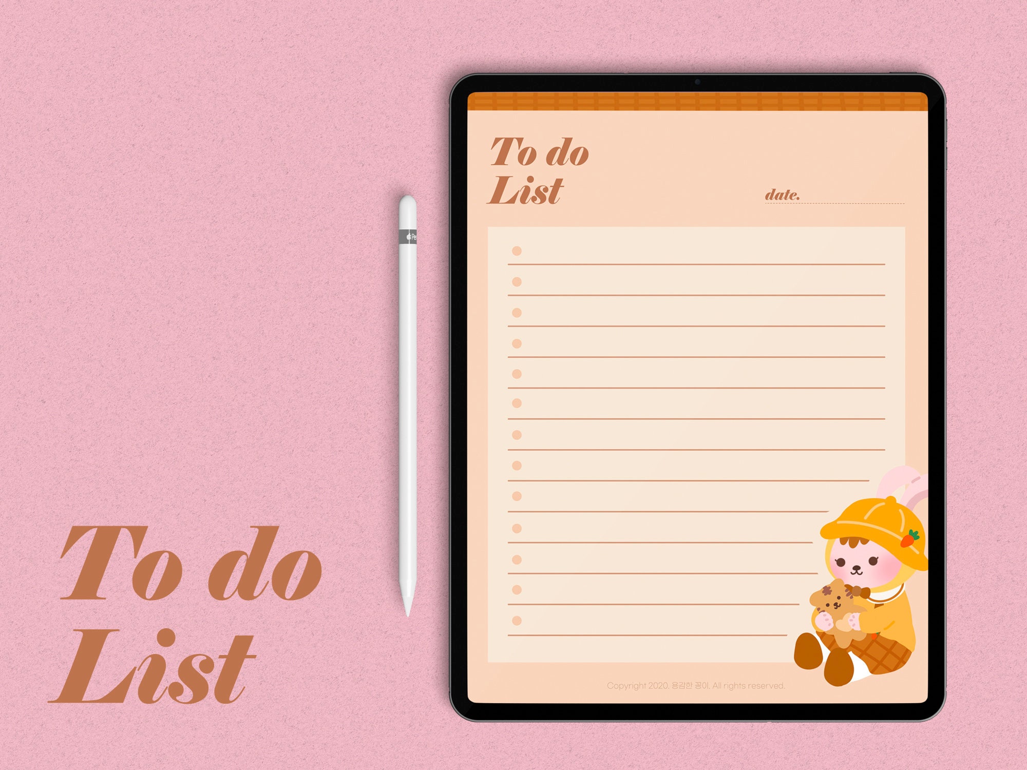 To Do List Template Goodnotes Planner Goodnotes To Do List Etsy