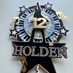 Cake Topper 3D Shaker for Hamilton Musical Themed Party - With Name and ...