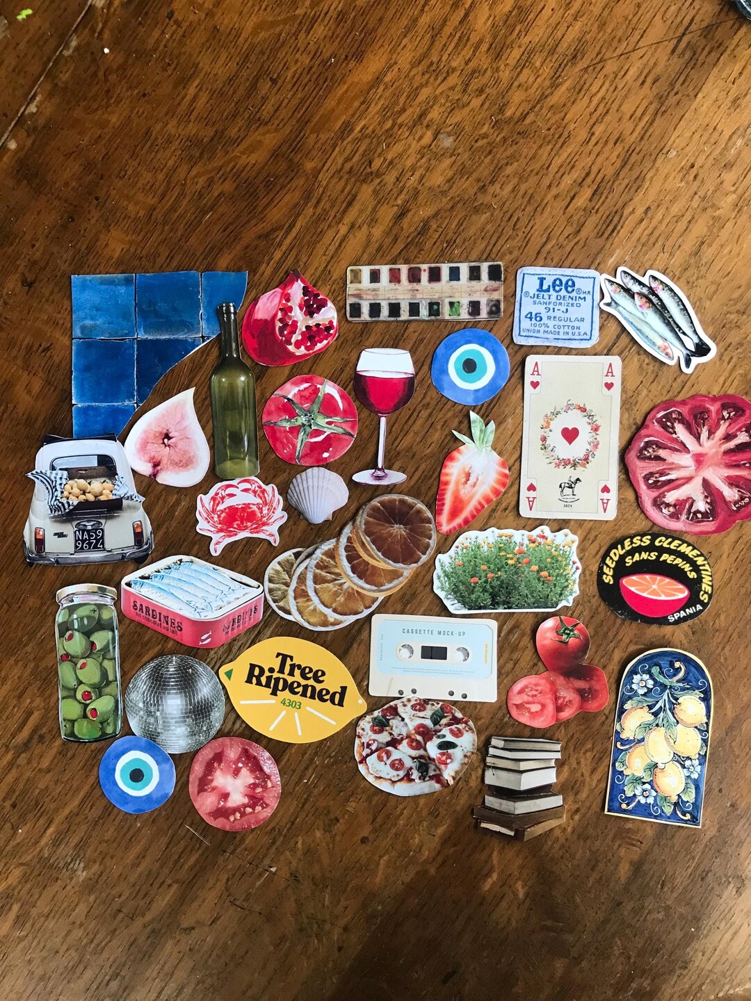 Mediterranean Tomato Sticker Pack, BUJO Bullet Journal Supplies ...