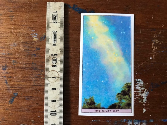 The Milky Way Vintage Vinyl Sticker Celestial Decal Laptop - Etsy