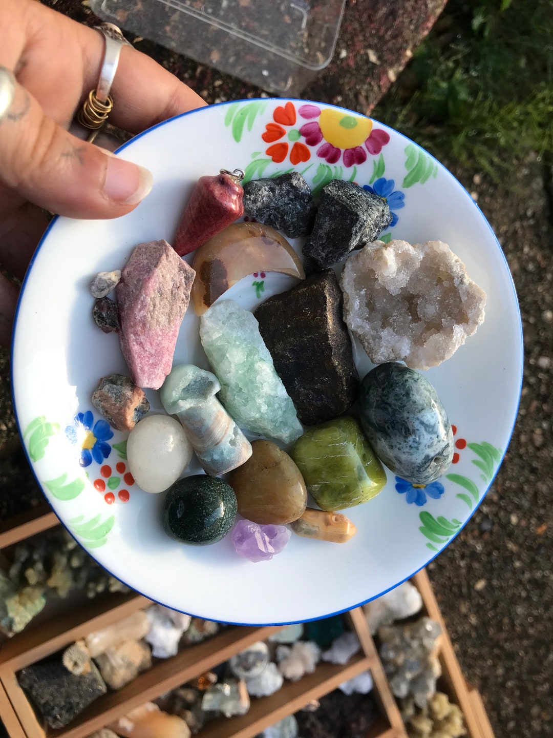 Gemstone Mix, Small Rough Raw and Polished Mineral Lot, Gem Job Lot ...