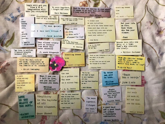 Vintage Inspiring Quote Stickers Bullet Journal Quote Pack | Etsy