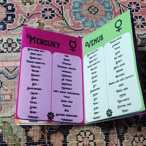 Planetary Correspondences Guide Book, A Guide to Planetary ...