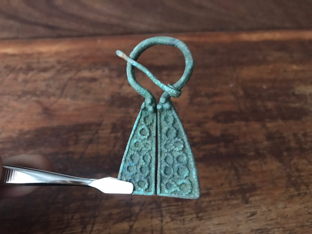 Viking Omega Brooch, Ancient Norse Borre Broach, Danish Bronze Artifact ...