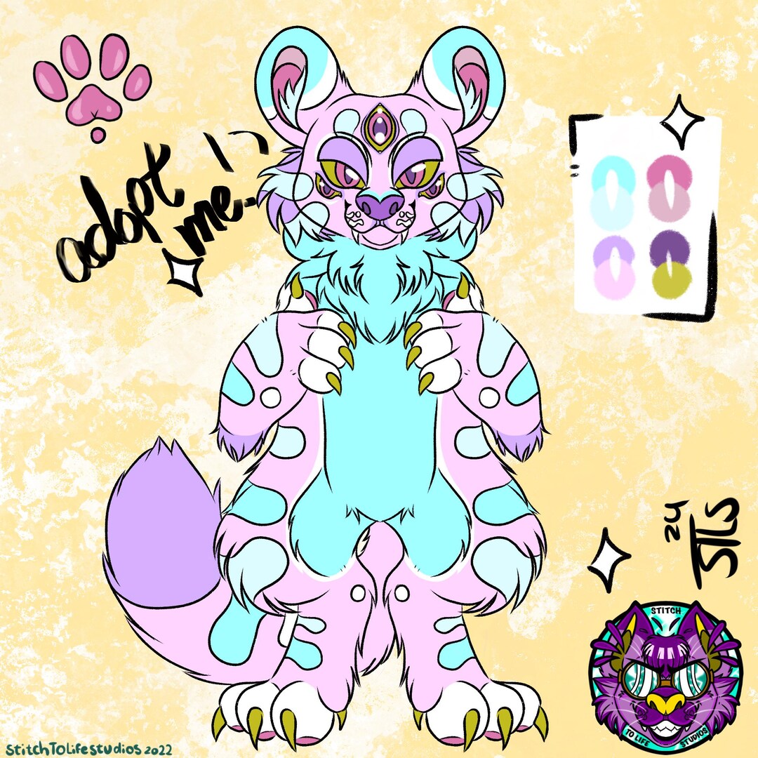 Groovy Tiger Adopt - Etsy
