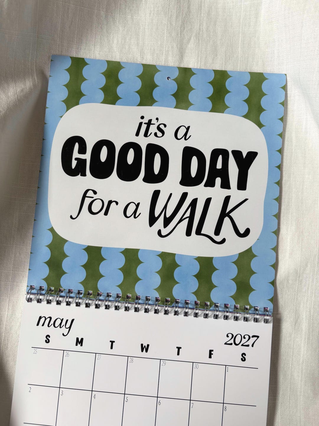 2026 - Calendrier mural 2027 Affirmations positives | Agenda inspirant ...