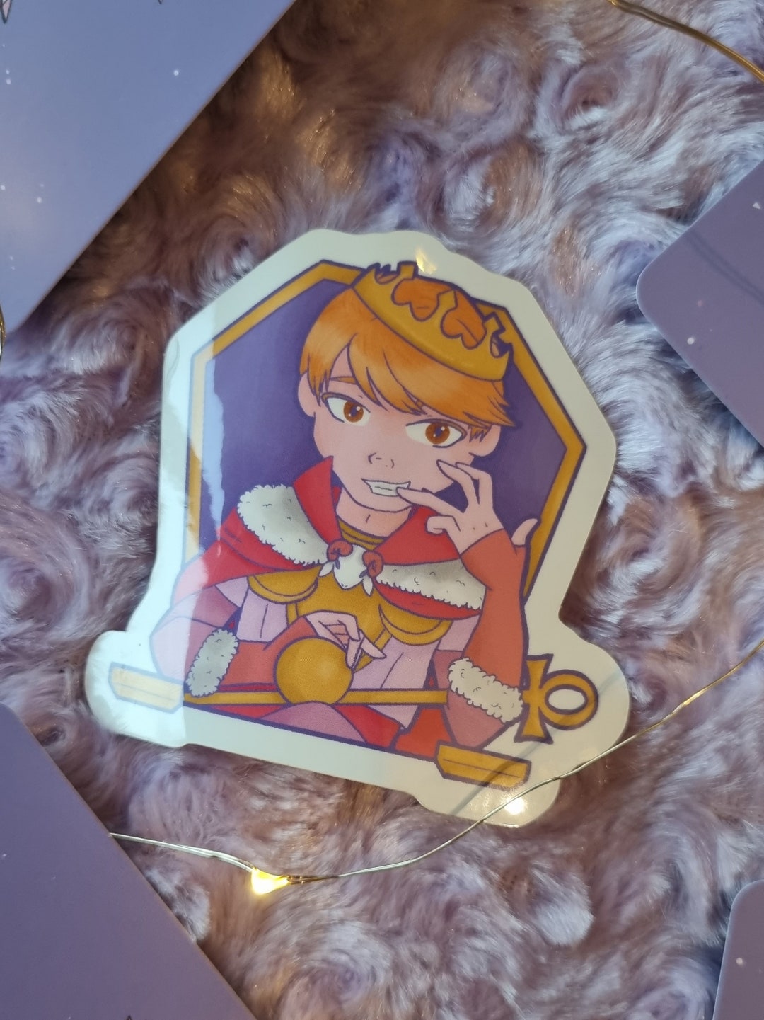 The Emperor Tarot Sticker // Die Cut Stickers // Cute Sticker Gifts ...