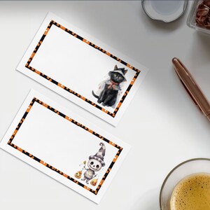 Classroom Name Tags Template Halloween | Editable | Printable ...