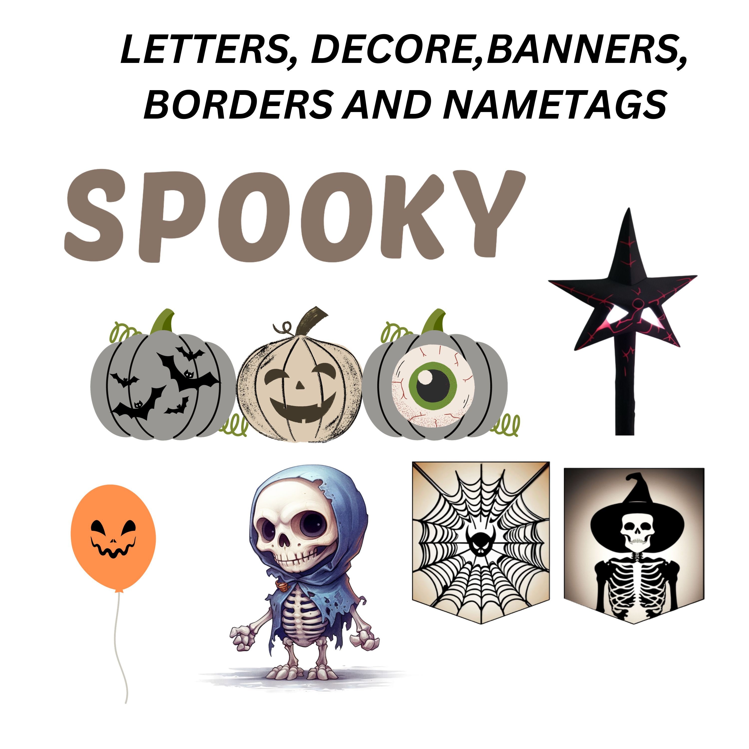 Halloween Bulletin Board Kit | Classroom Decor Halloween Classroom ...