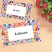 Classroom Name Tags Bubbles Watercolor | Editable | Printable ...