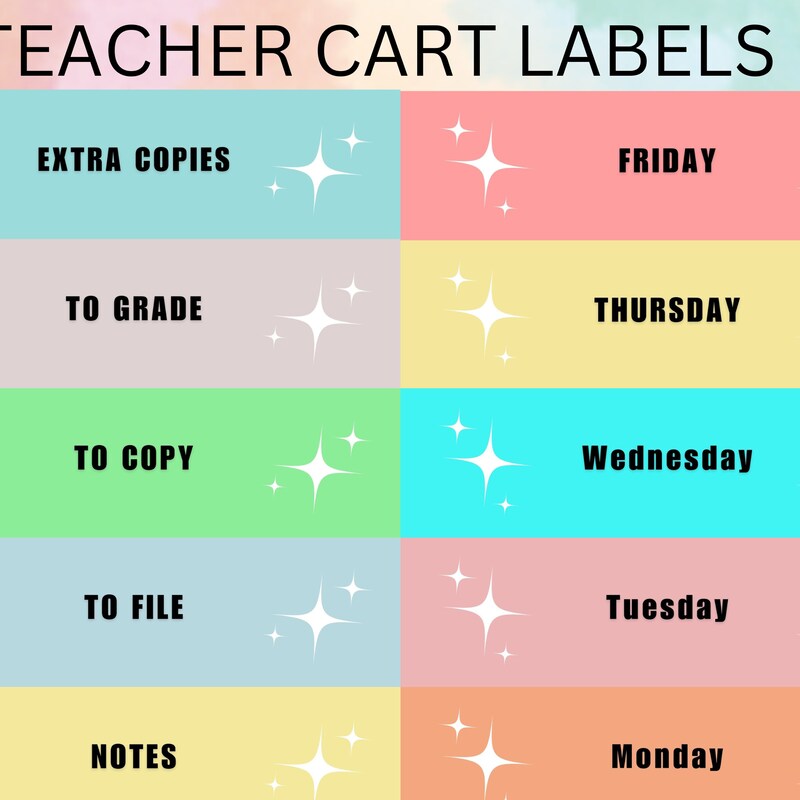 Teacher Rolling Cart - Etsy