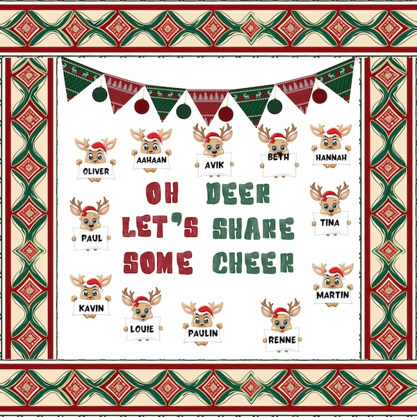 Christmas Bulletin Boards - Etsy