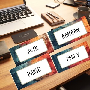 Classroom Name Tags RETRO | Editable | Printable | Elementary School ...