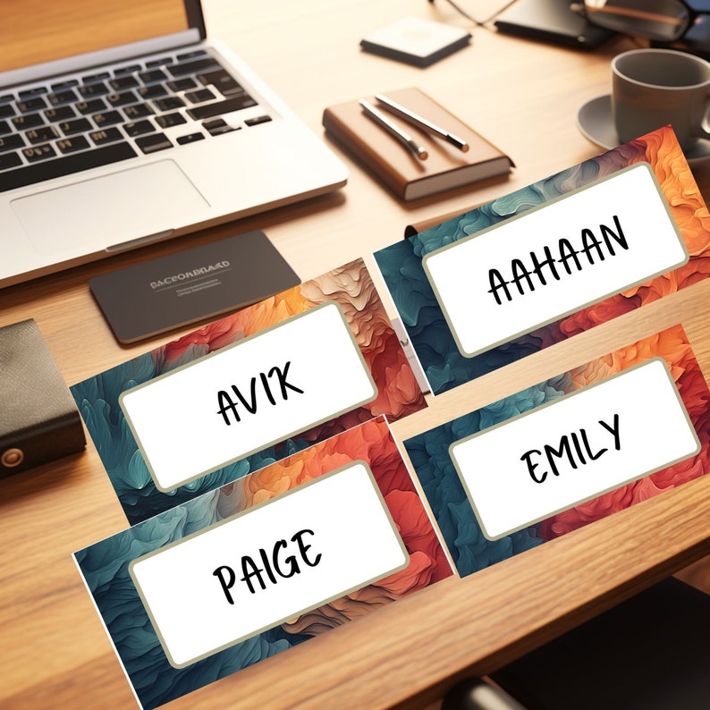 Classroom Name Tags RETRO | Editable | Printable | Elementary School ...