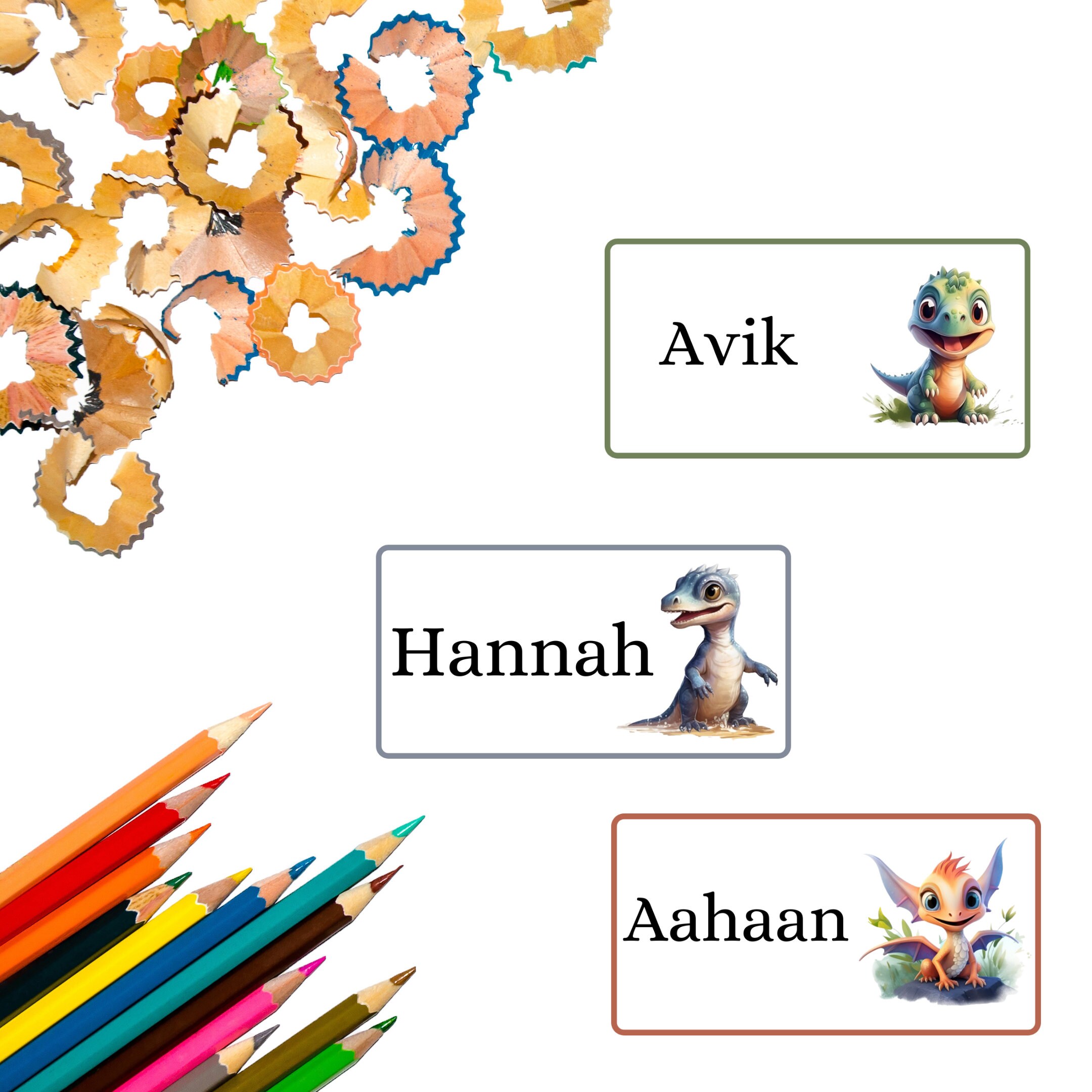 Classroom Name Tags Template Dinosaur Editable Printable Elementary ...