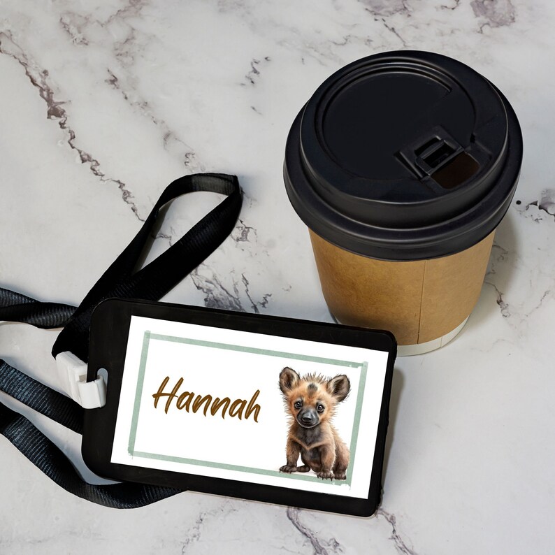 Editable Safari Animal Classroom Name Tags Label | Printable ...