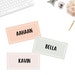 Classroom Name Tags Template Pastel Editable | Printable | Elementary ...