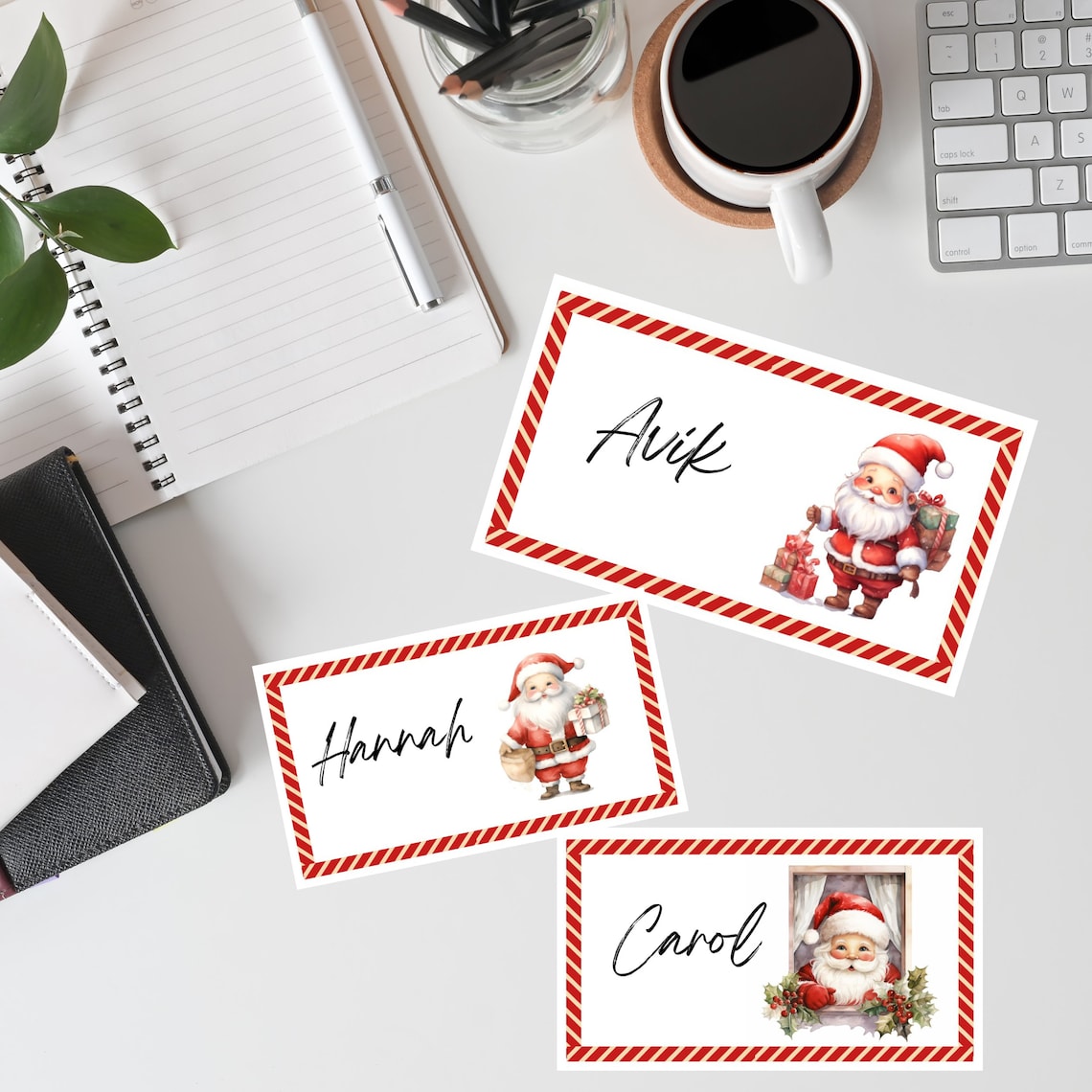 EDITABLE Christmas Name Tags | Printable Classroom Nametags ...