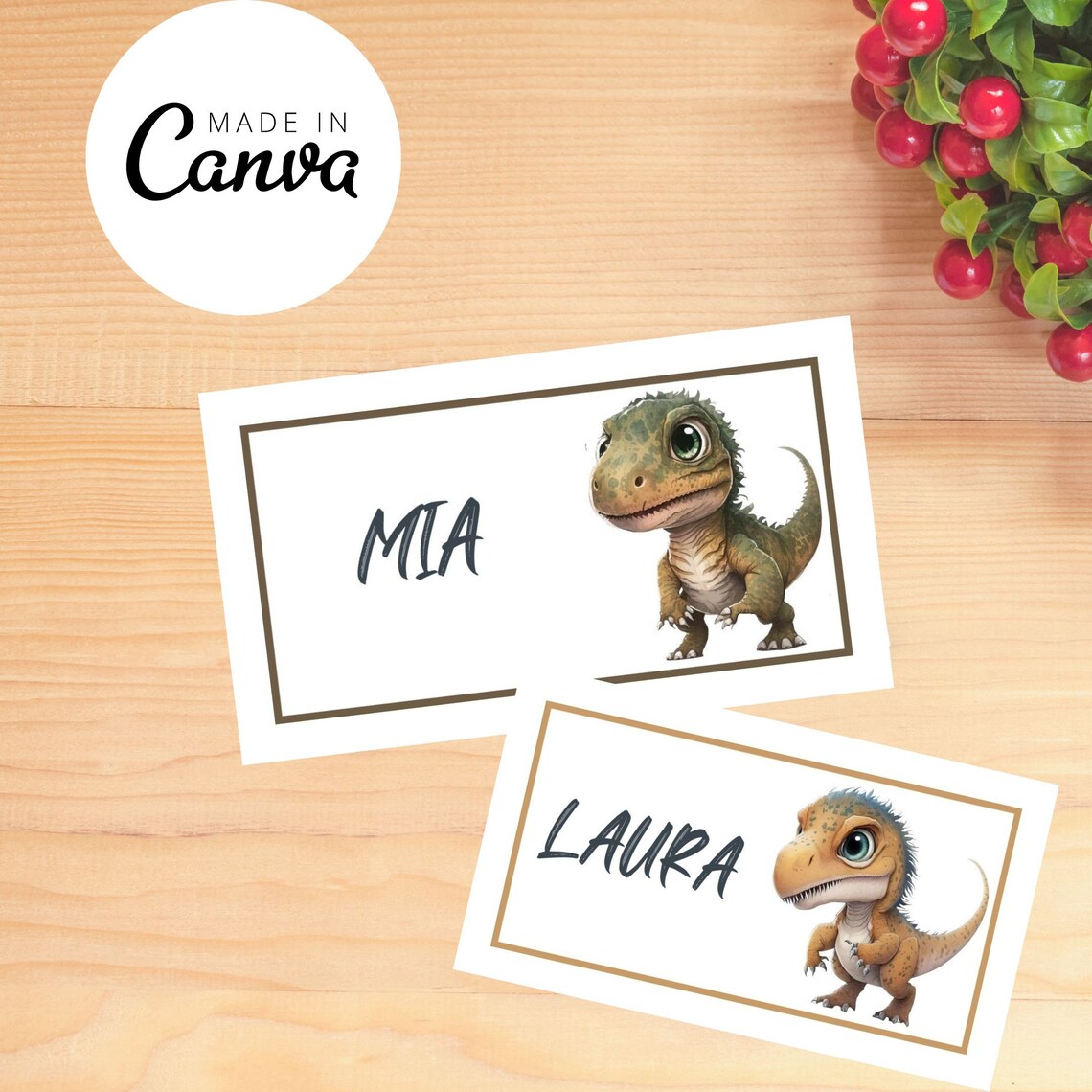 Dinosaur Classroom Name Tags | Editable Dinosaur Label | Printable ...