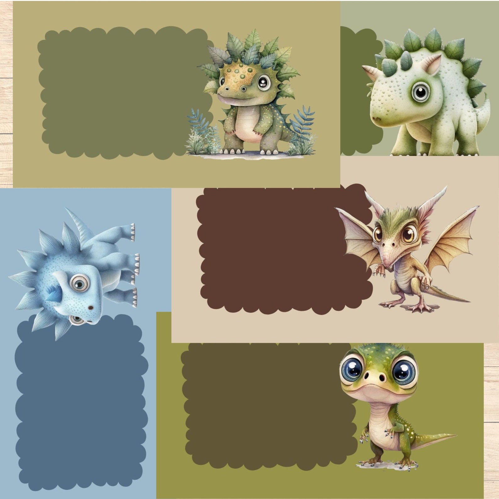 Classroom Name Tags Template Dinosaur | Editable | Printable ...