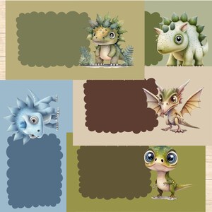 Classroom Name Tags Template Dinosaur | Editable | Printable ...