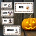 Classroom Name Tags Template Halloween Editable Printable Elementary ...