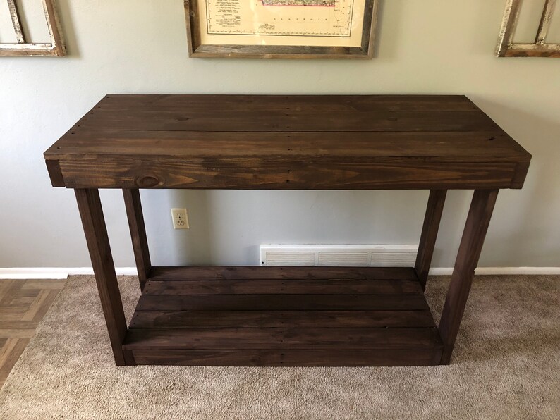 Entryway Table Plan - DIY Build Plan - Etsy