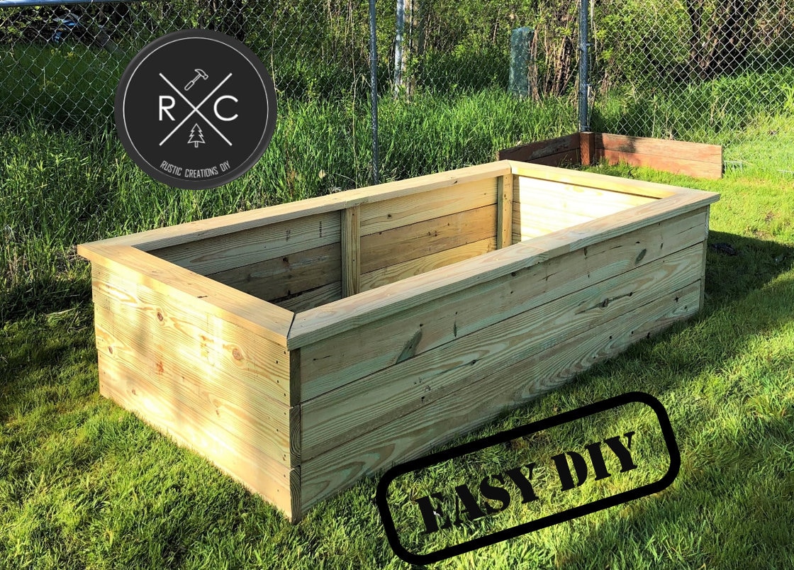 Raised Garden Bed Plan - DIY Build Plan - Etsy